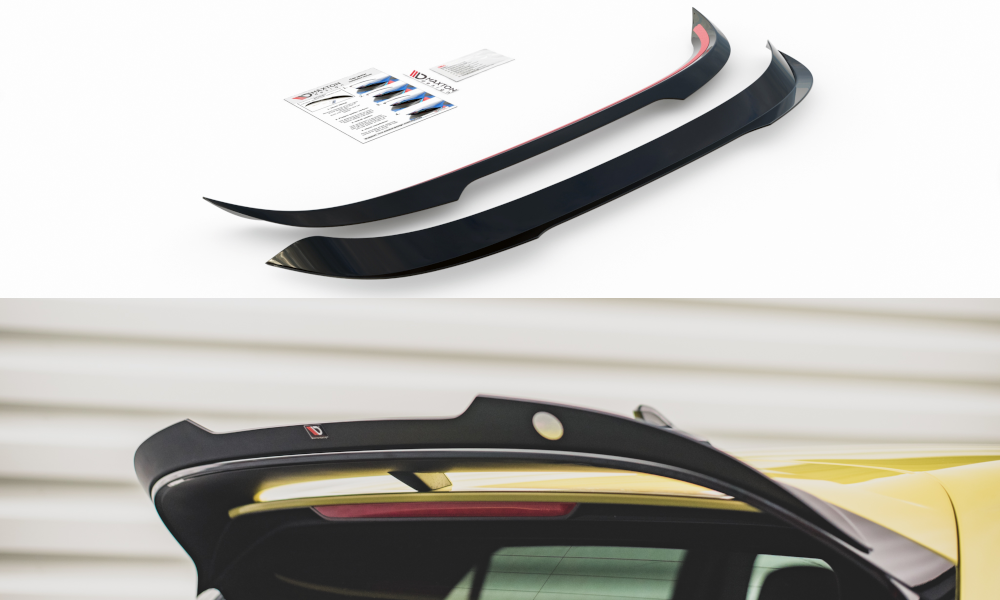 Maxton Design Spoiler CAP für Volkswagen Golf 8 GTI Clubsport schwarz ...